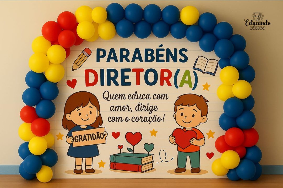 Painel dia do(a) Diretor(a) – Educando Lúdico